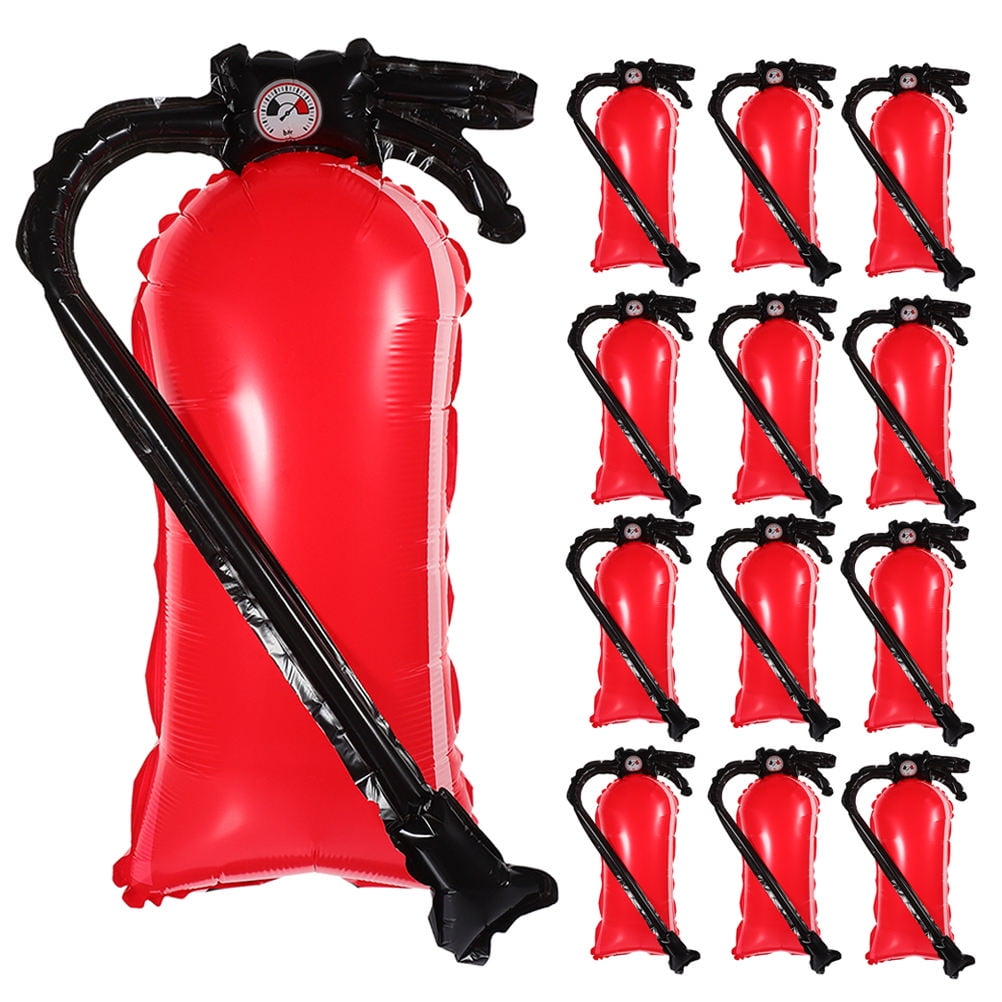 Raindrops 12Pcs Fire Extinguisher Inflatable Balloons Background Decor ...