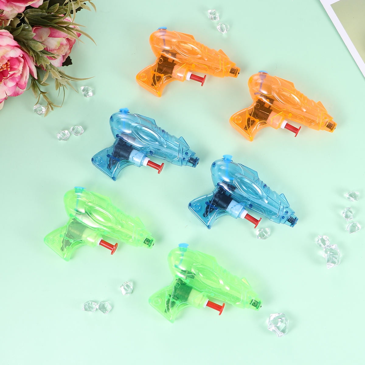 Raindrops 12Pcs Kids Toys Water Soaker Assorted Color for Outdoor and ...