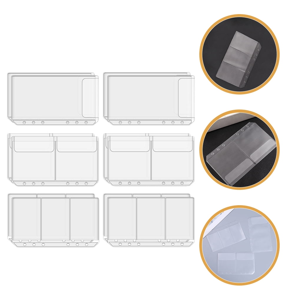 Raindrops 12Pcs PVC Binder Folders for Waterproof Storage and ...