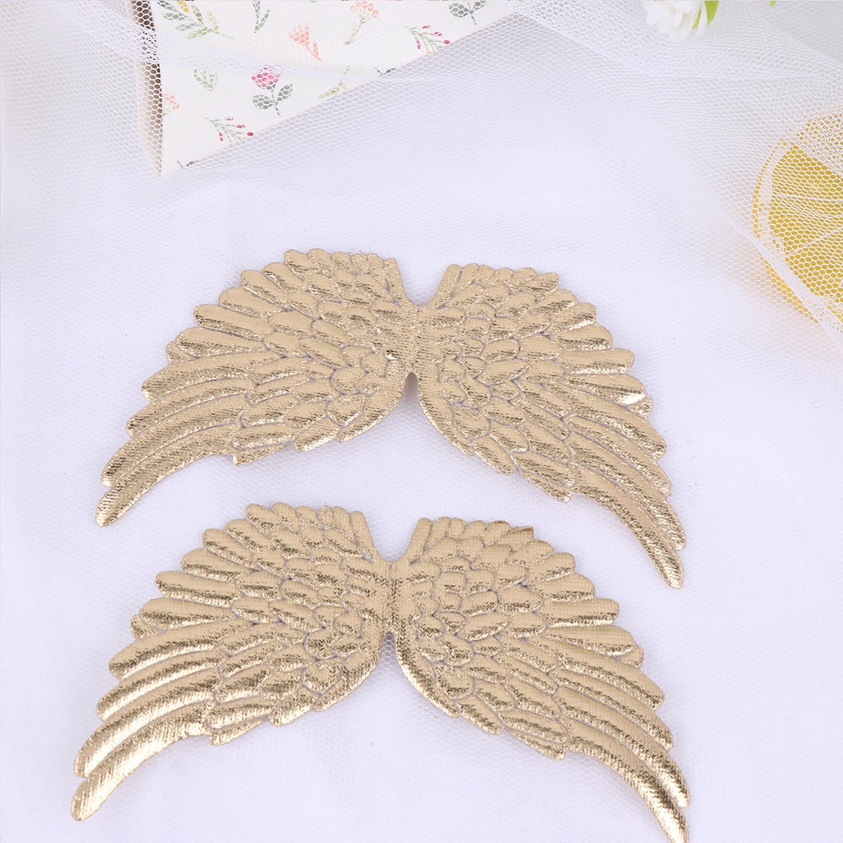Raindrops 12Pcs Wings For Craft Fabric Mini Angel Wings Diy Projects ...