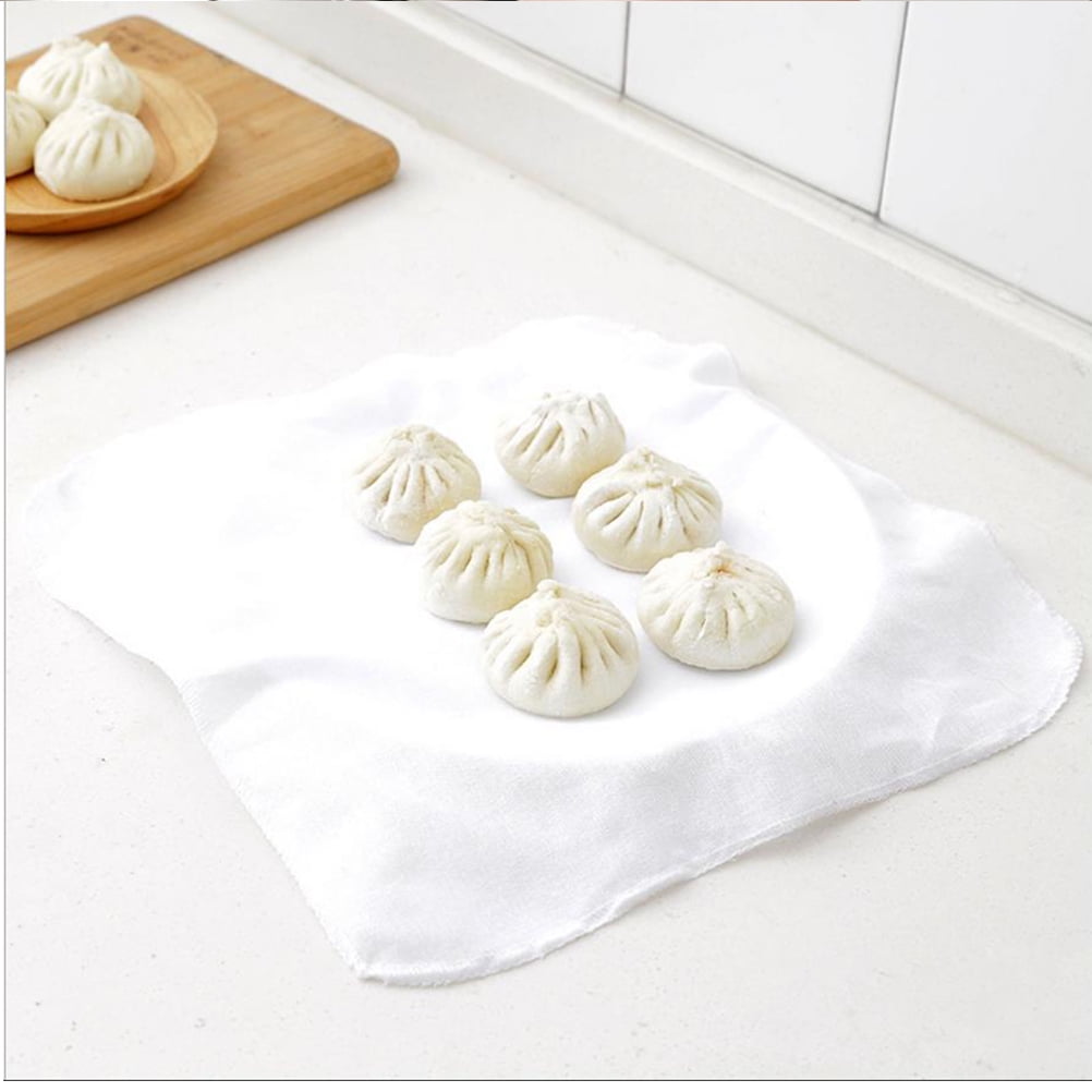 Raindrops 12Set Steamed Basket Cloth for Steaming Dumplings Non-stick ...