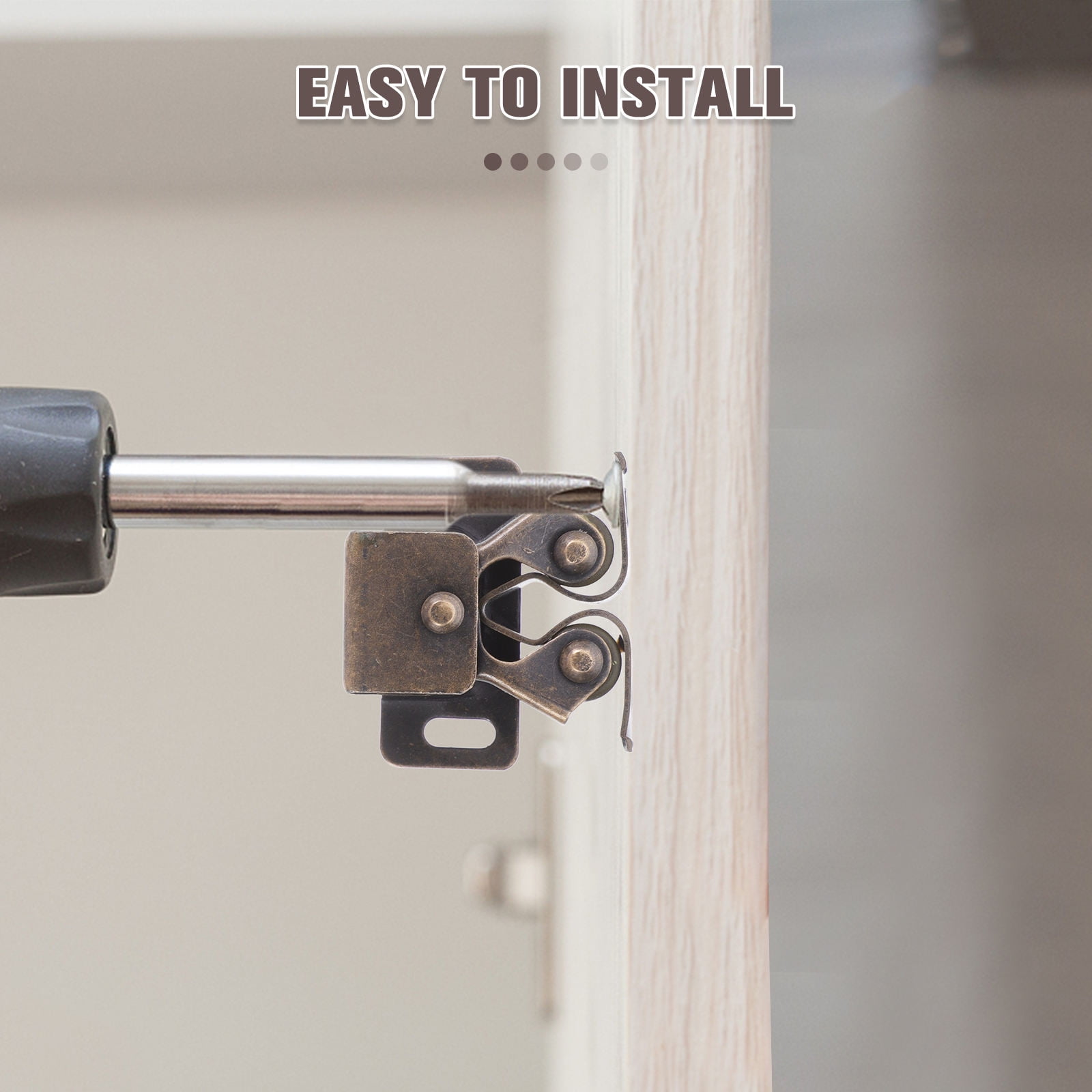 Raindrops 12Sets Cabinet Catch Dual Wheel for Homeowners - Walmart.com