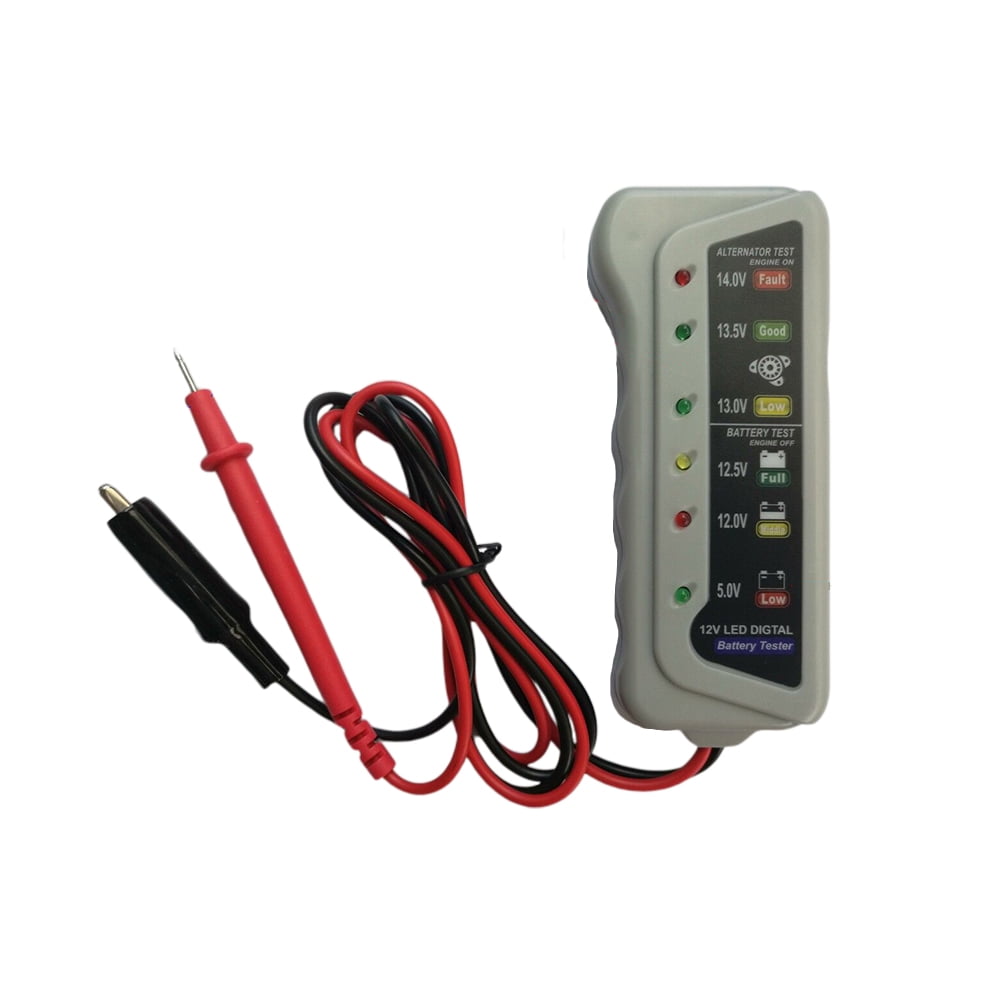 Raindrops 12V Practical Digital Battery Tester Charging System Analyzer ...