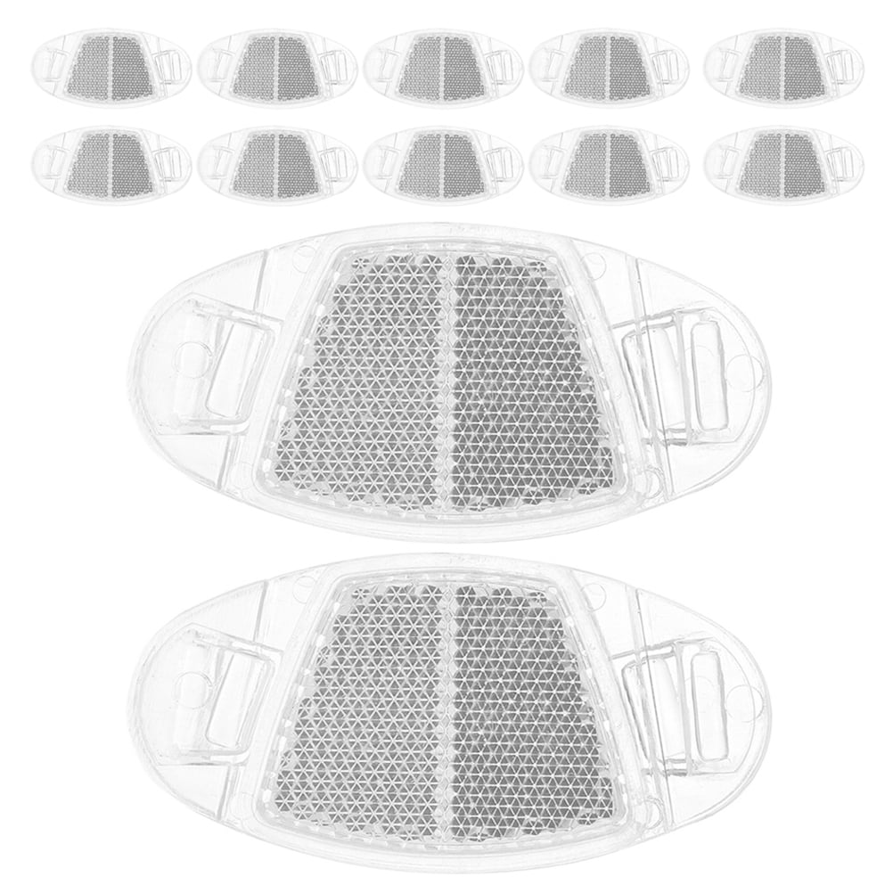 Raindrops 12pcs Bicycles Reflectors Convenient Reflective Signs for ...