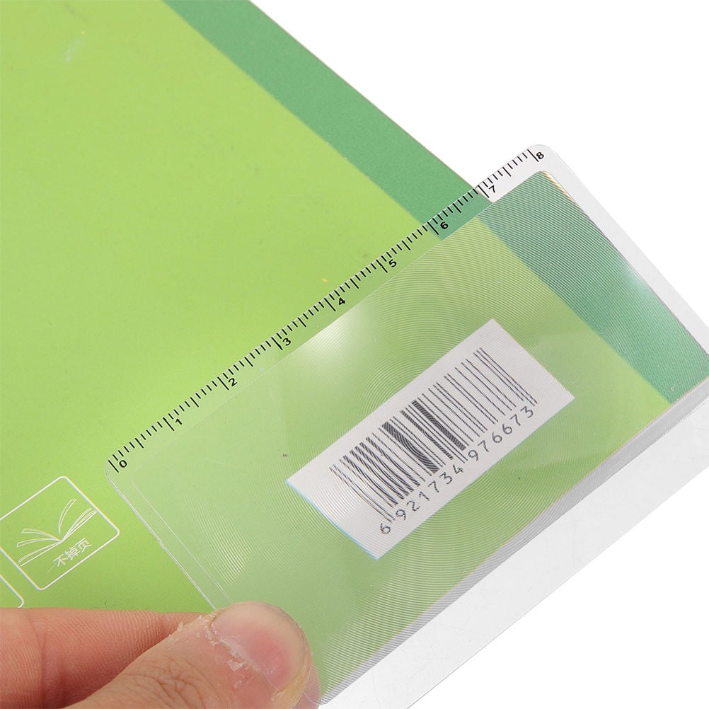 Raindrops 12pcs Bookmark Magnifier with Ruler Page Magnifier Pocket ...