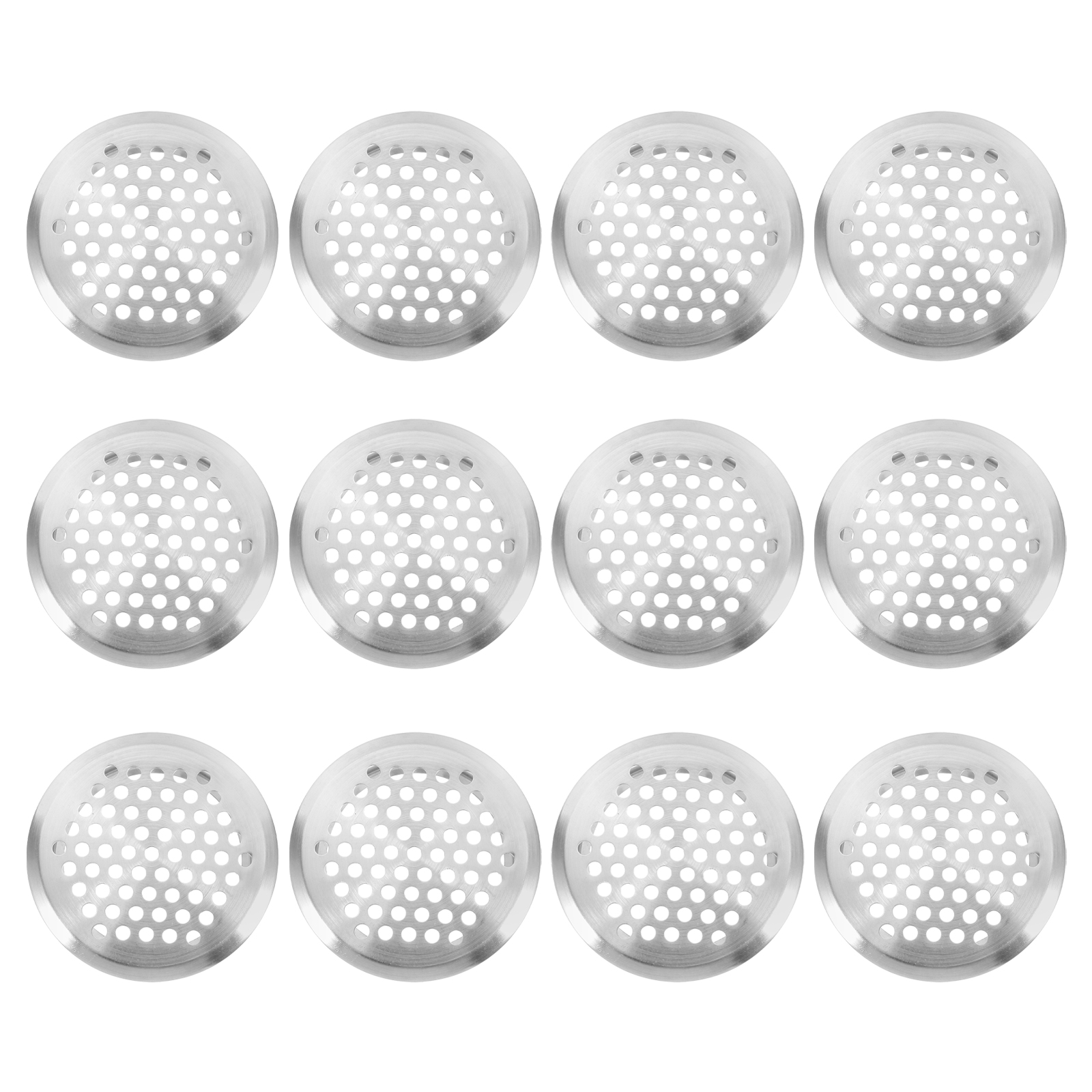 Raindrops 12pcs Closet Air Vent Round Air Vent Metal Furniture Vent ...