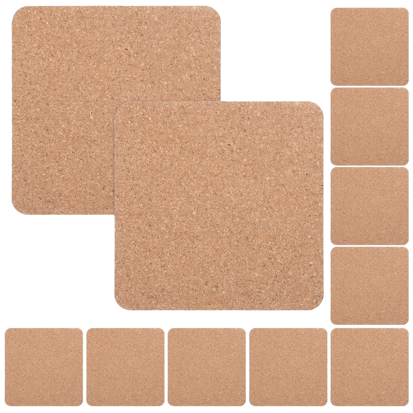 Raindrops 12pcs Cup Mats Cork for Surface Protection in Dining Area ...