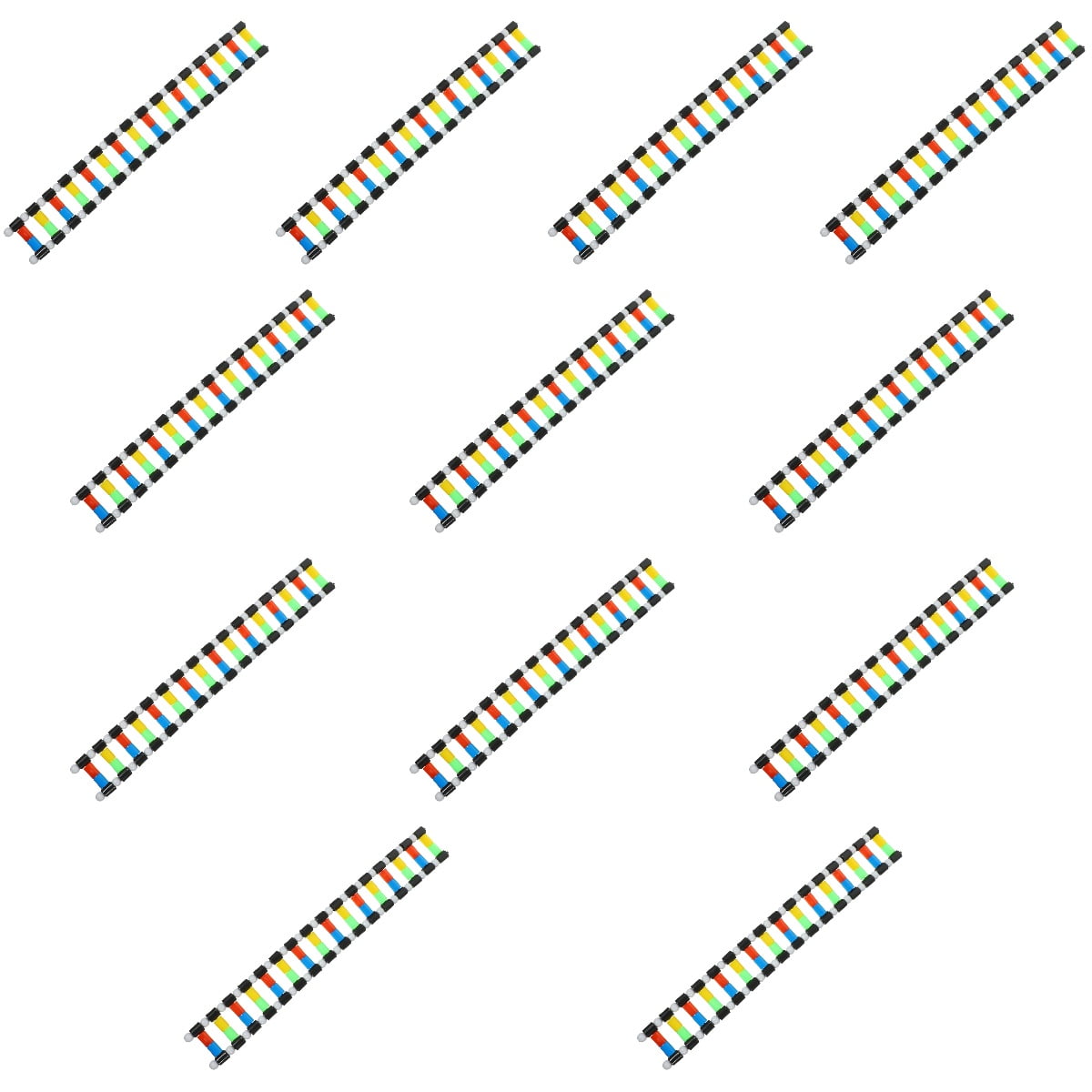 Raindrops 12pcs DNA Model Double Helix Model DNA Display Component for ...