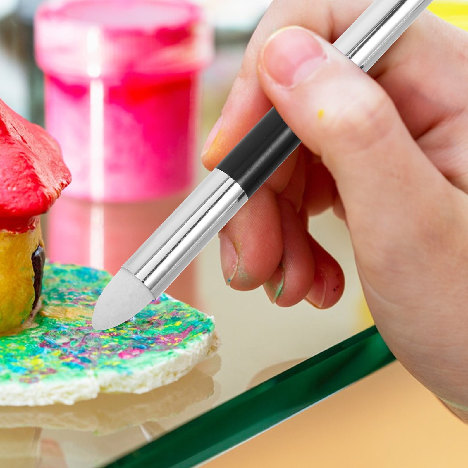 Raindrops 12pcs Detailed Coloring Brush Action Figure and Hobby Model ...