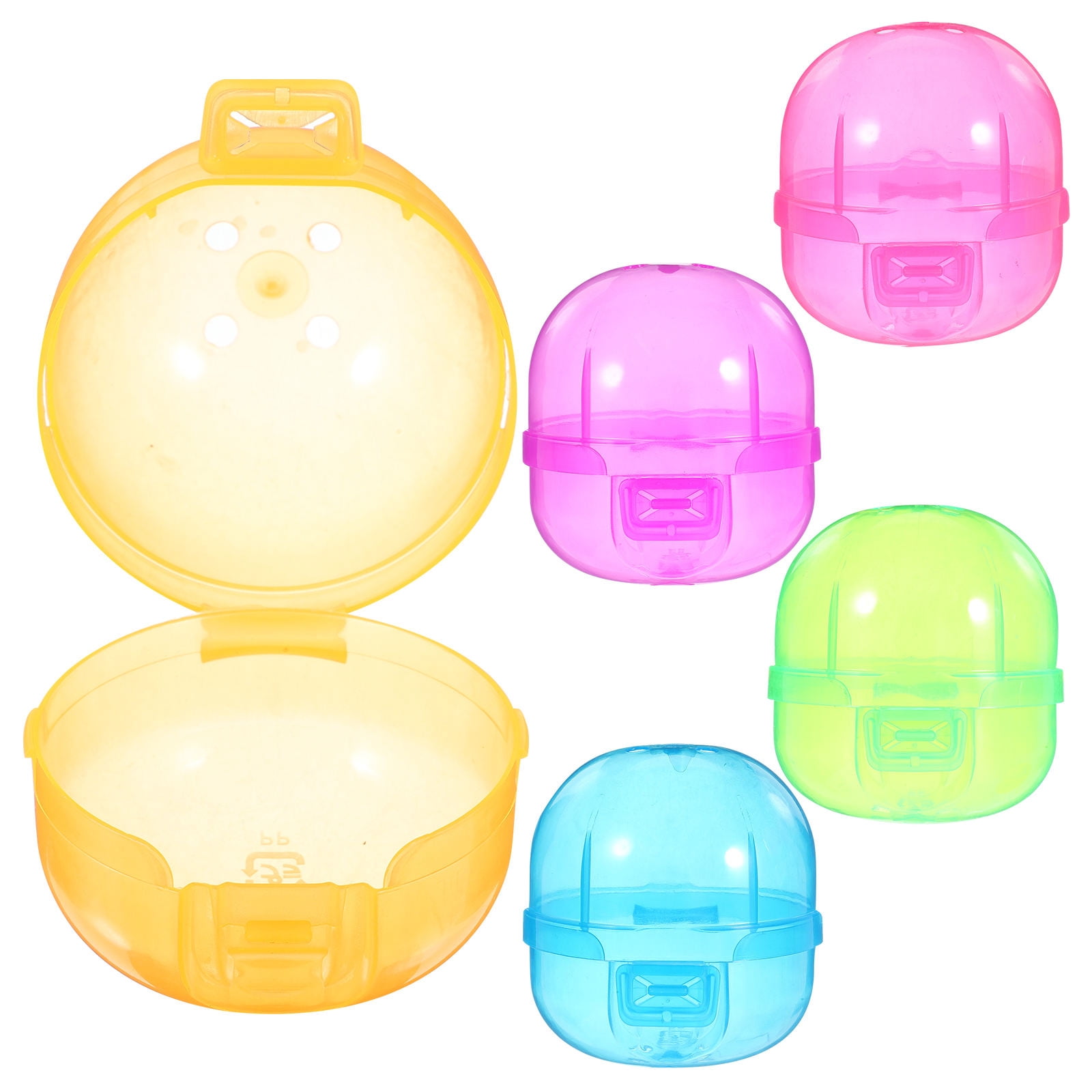 Raindrops 12pcs Empty Round Ball Reusable Fillable Capsules Containers ...