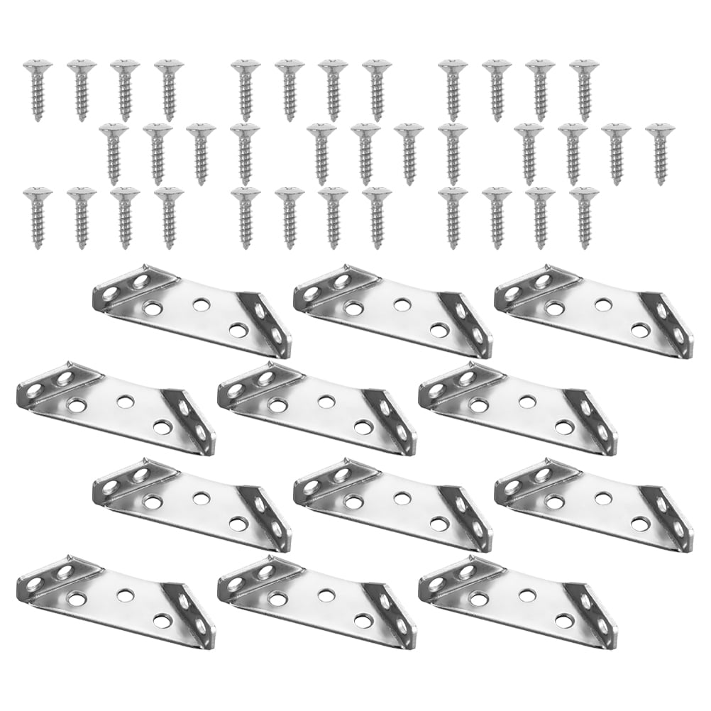 Raindrops 12pcs Furniture Corner Connector Stainless Steel Corner ...