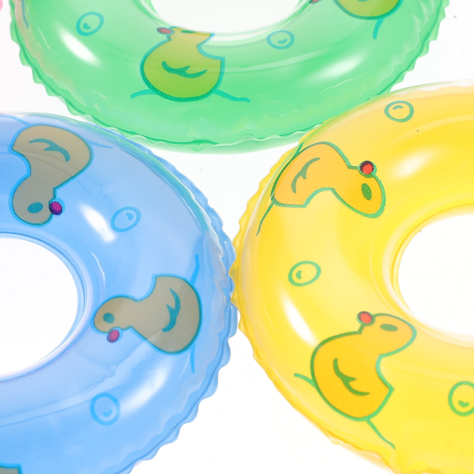Raindrops 12pcs Mini Swim Rings Props Mini House Swimming Ring Photo ...