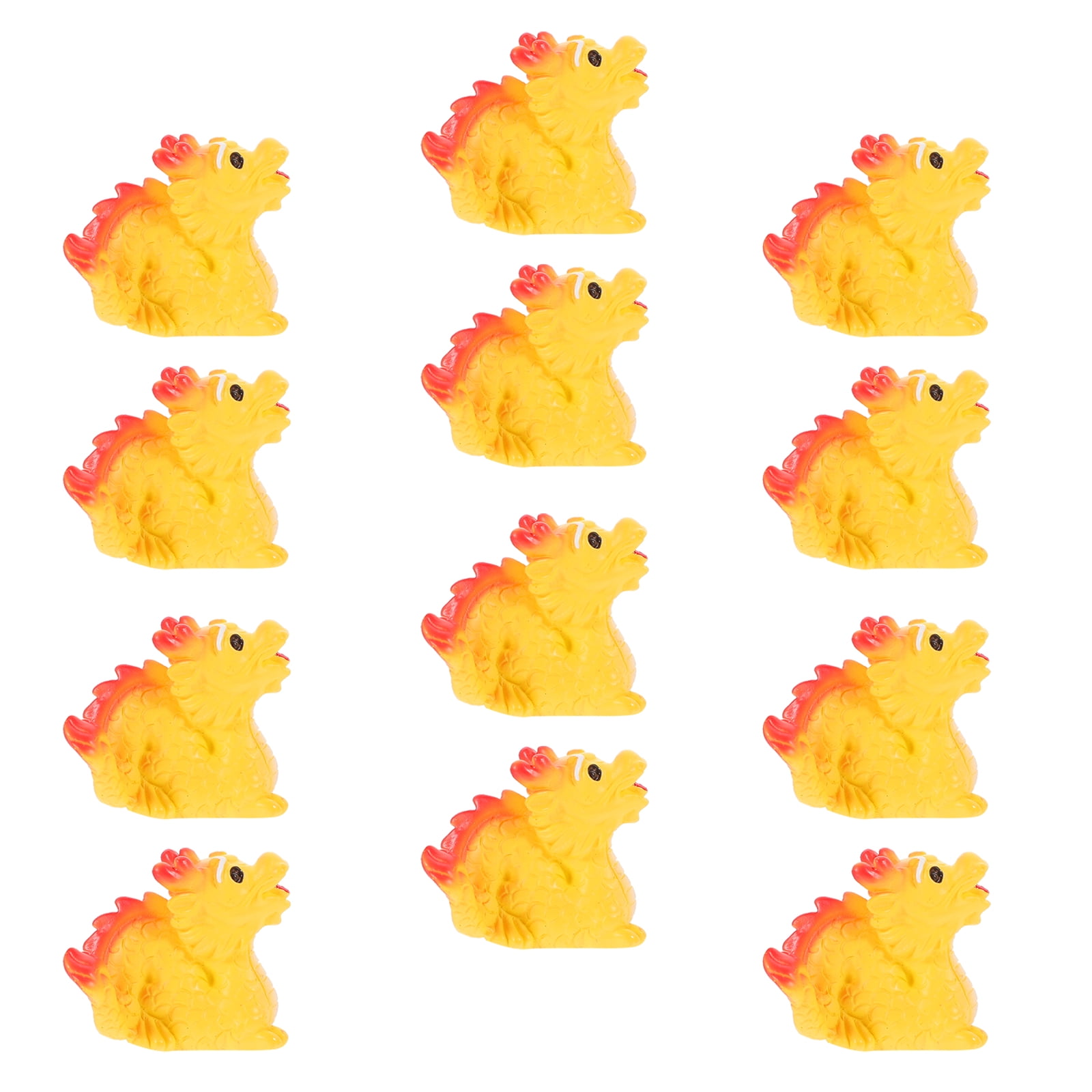 Raindrops 12pcs Miniature Dragon Figurines Mini Zodiac Dragon Statue ...