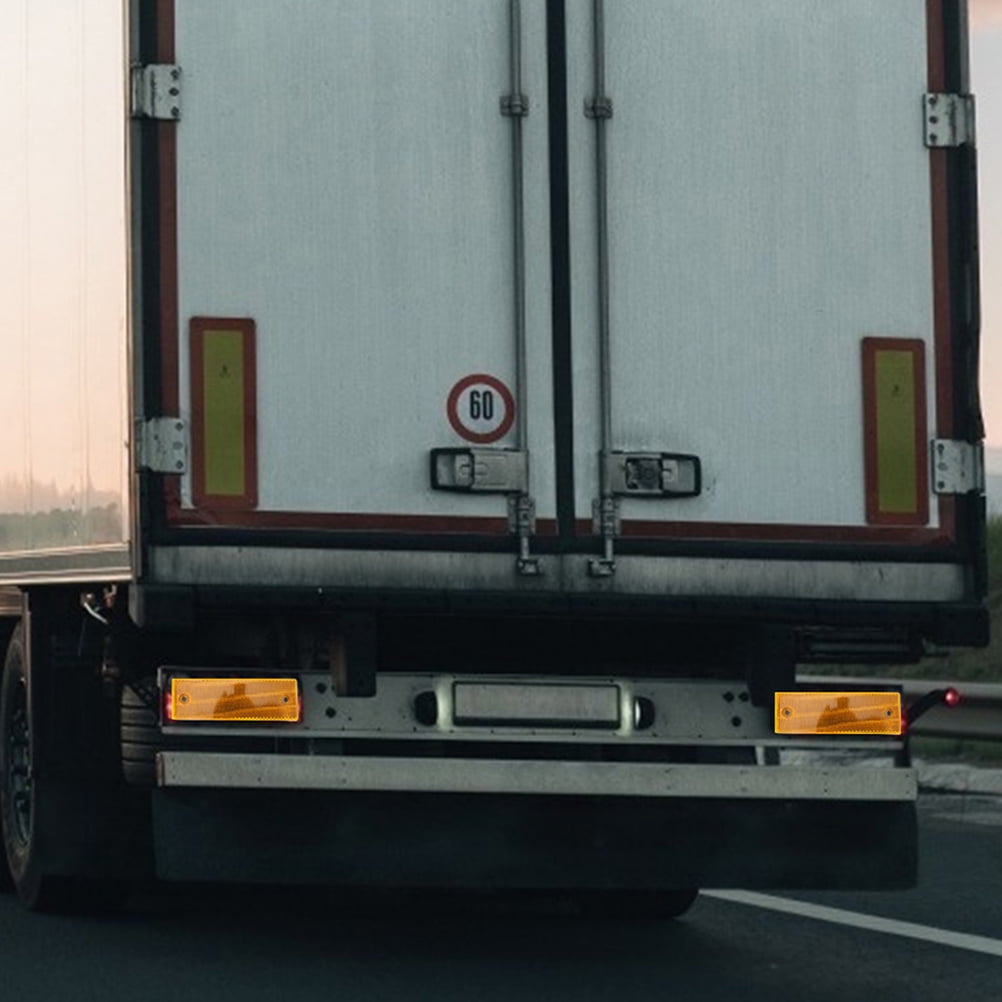 Raindrops 12pcs Reflective Tape Stickers Trailer Reflectors Self ...