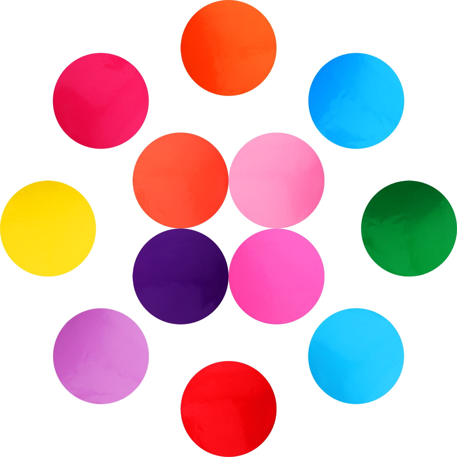 Raindrops 12pcs Reusable Self-Adhesive Dry Erase Circles Colorful Pvc ...