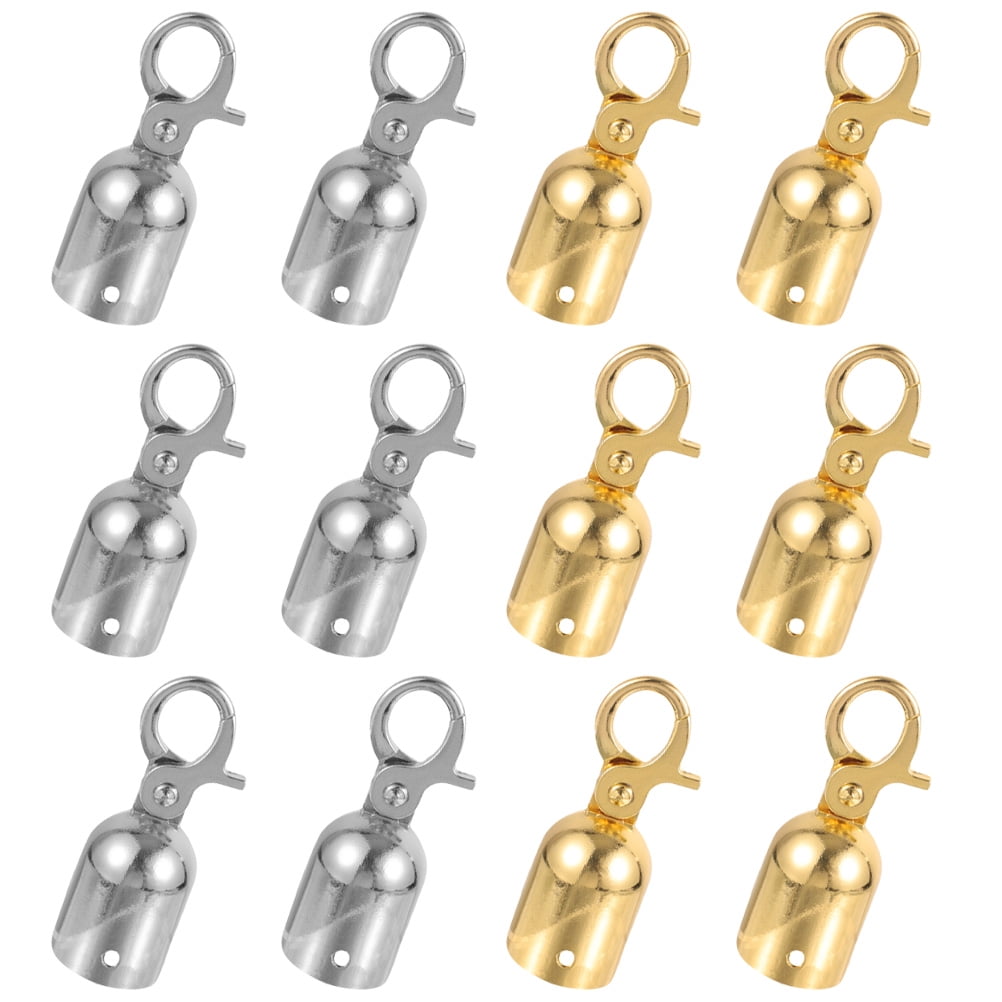 Raindrops 12pcs Rope Cord End Cap Stoppers Guardrail End Connectors ...