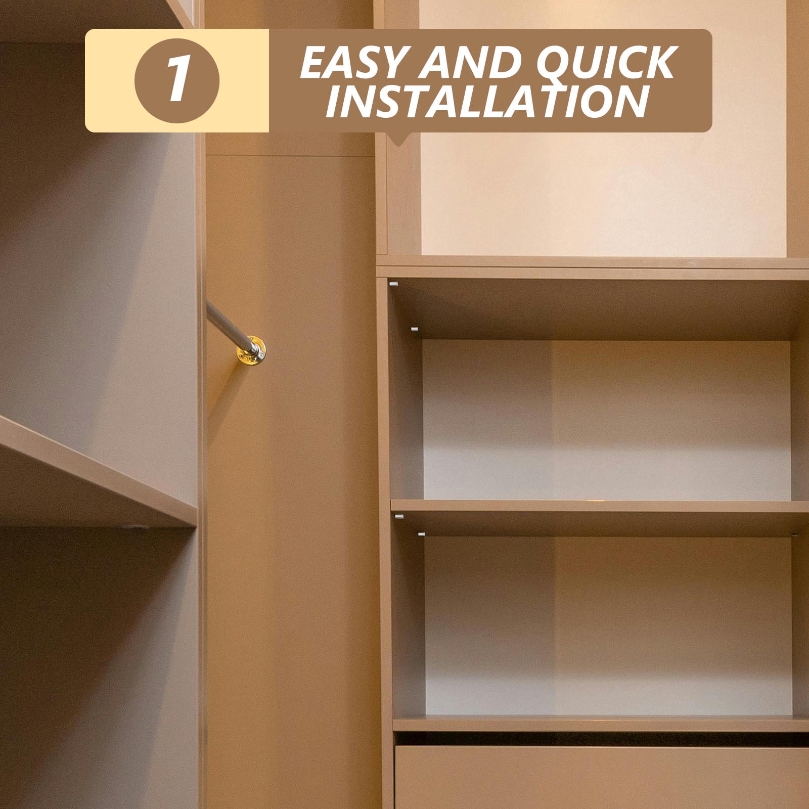 Raindrops 12pcs Shelf Support Peg Heavy Duty Shelf Pin for Wood ...