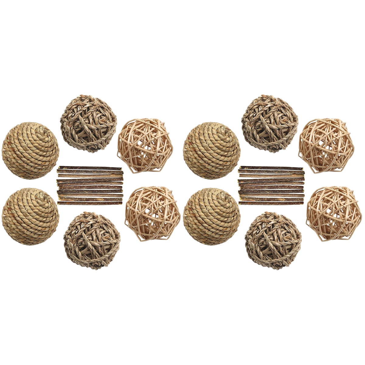 Raindrops 14 Pcs Rabbit Molar Toy Bunny Molar Balls Hamster Cage Decor ...