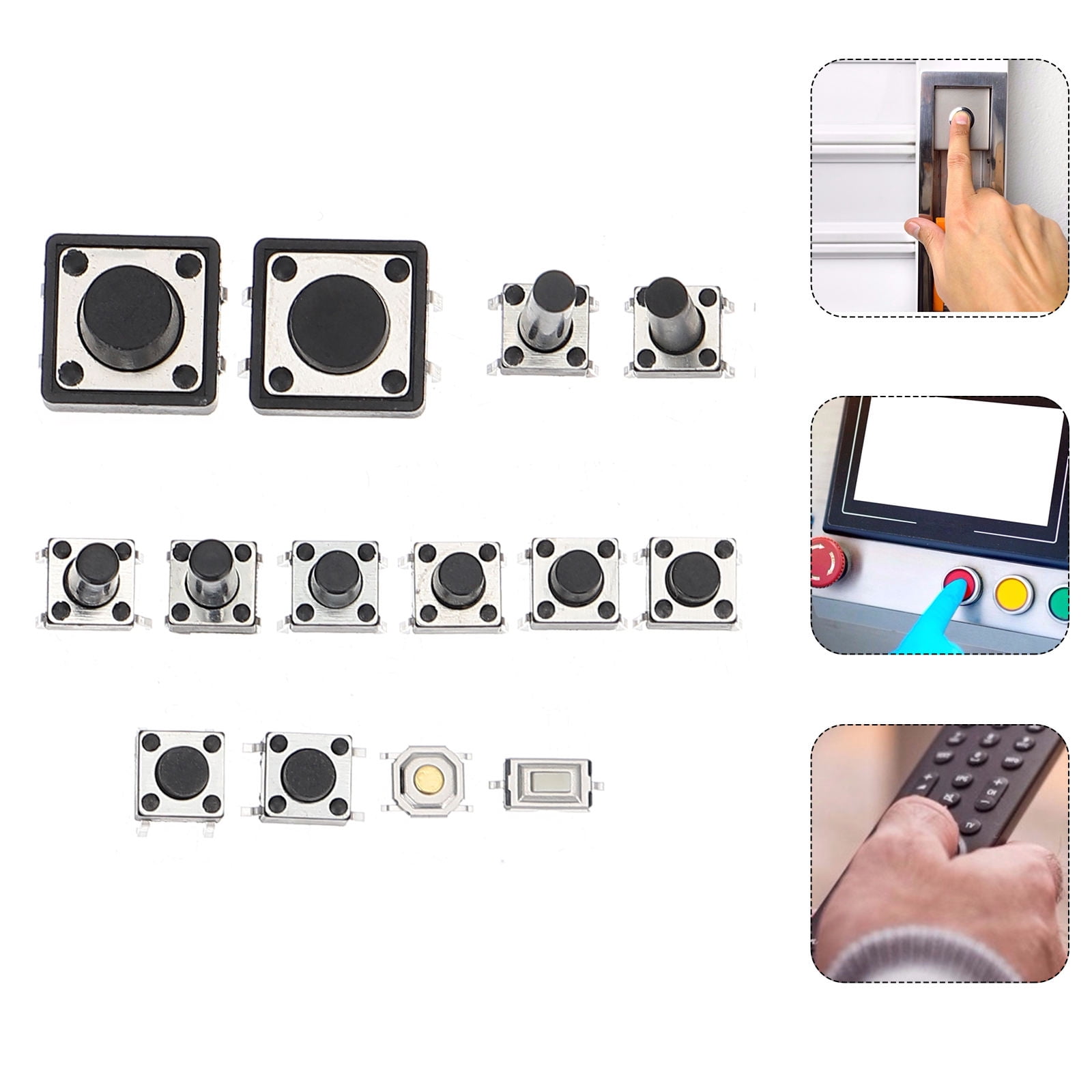 Raindrops 140Pcs Tactile Push Button Switches for Television Audio ...