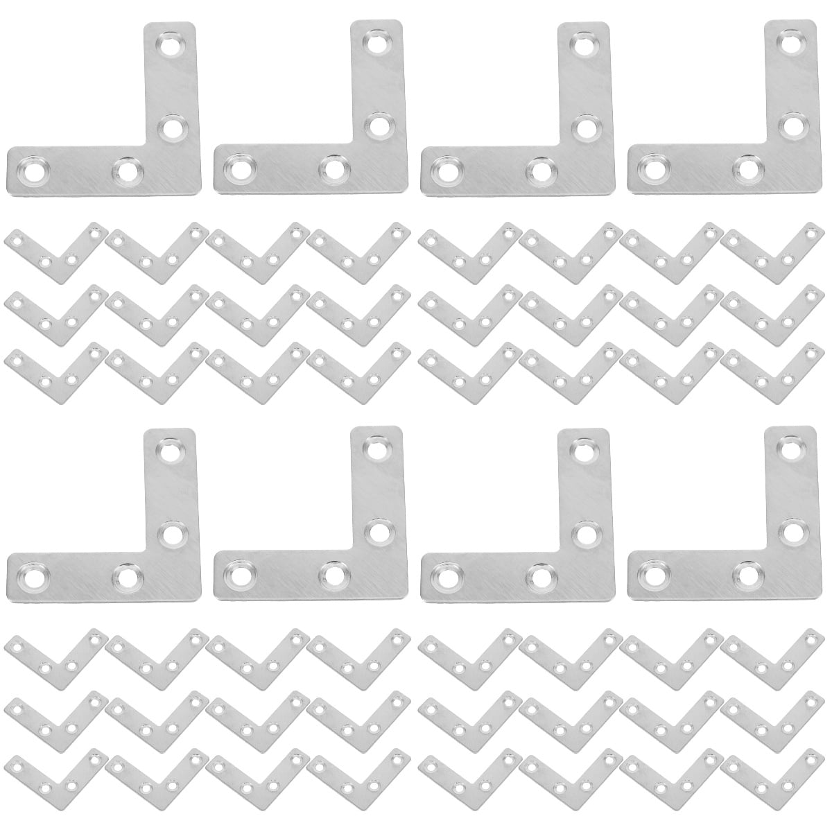 Raindrops 144 pcs Corner Bracket Corner Brace 90 Degree Bracket ...