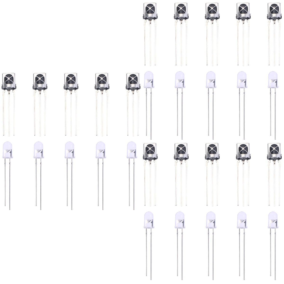 Raindrops 15 Pairs Infrared IR Emission and Receiver - Walmart.com