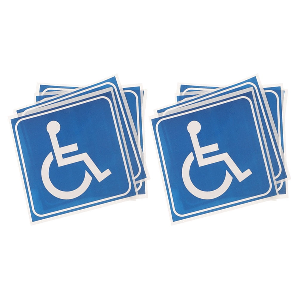 Raindrops 15 Pcs Disabled Parking Sign Toilet Wheelchair Disability ...