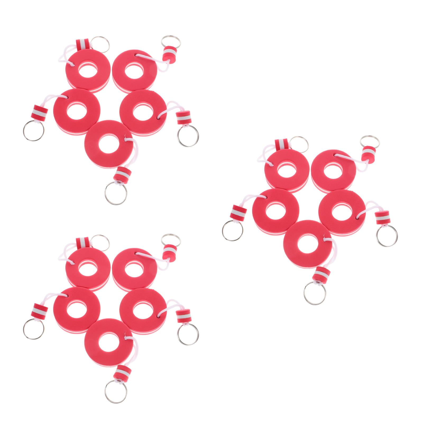 Raindrops 15 pcs EVA Floating Keyring Water Buoyant Keychain Keychain ...