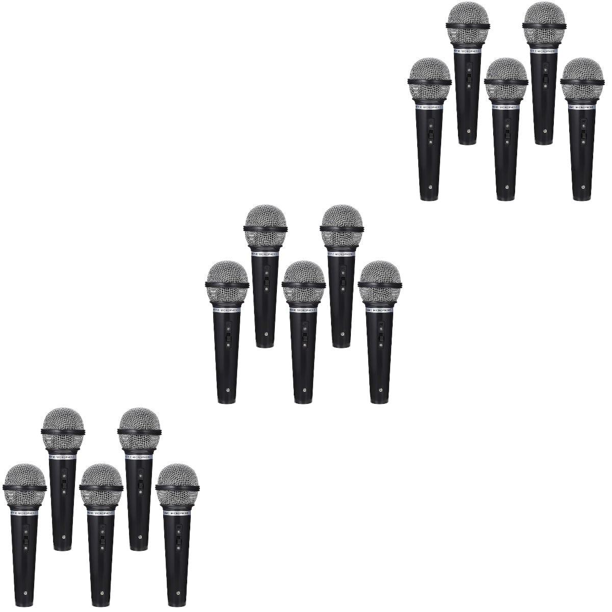 Raindrops 15 pcs Fake Microphone Model Prop Pretend Microphone Prop ...