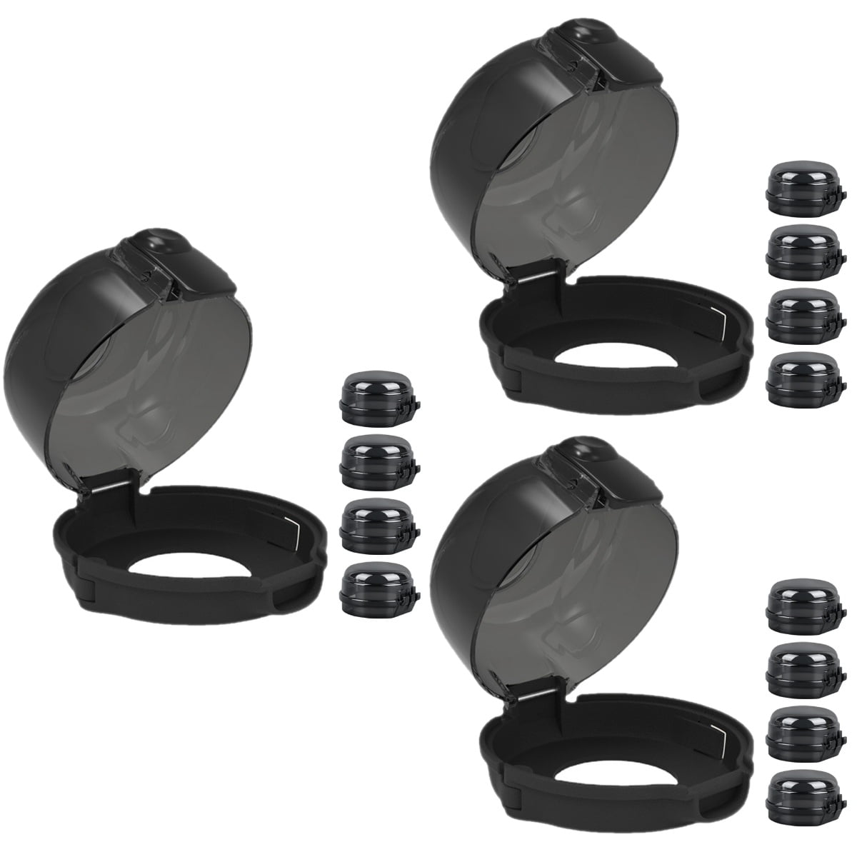 Raindrops 15 pcs Stove Knob Cover Oven Childproof Lock Gas Stove Burner ...