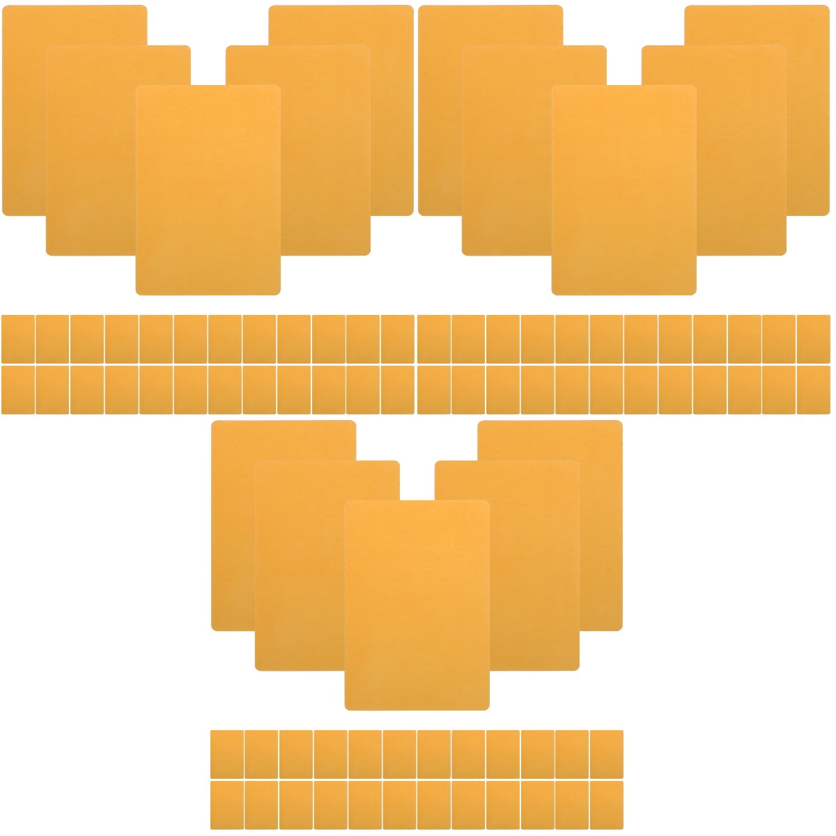 Raindrops 150 Pcs Engraved Business Cards Metal Name Cards Engraving ...