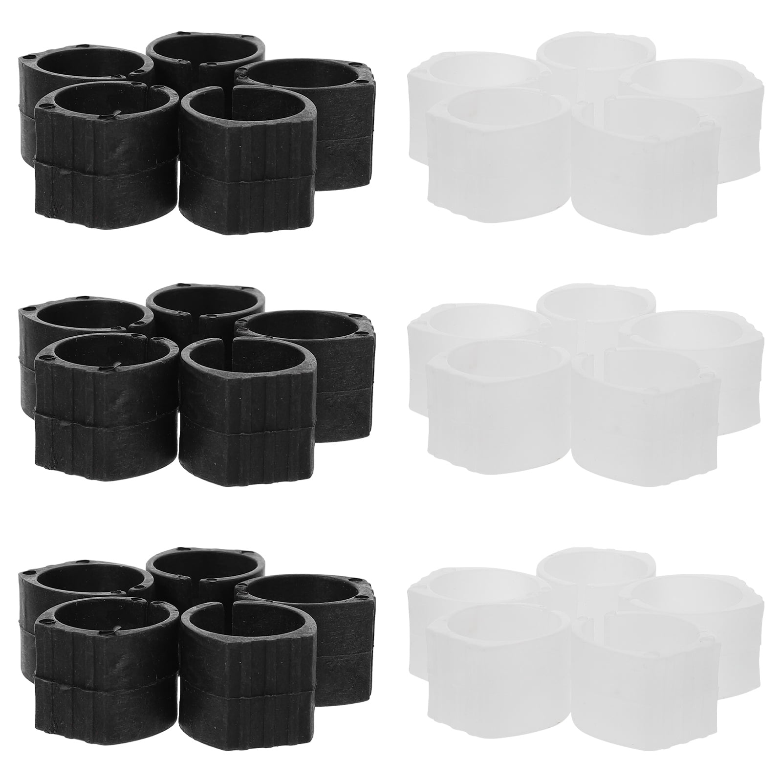 Raindrops 150 Pcs Plastic U-Shape Chair Feet Mat Chair Feet Caps Non ...