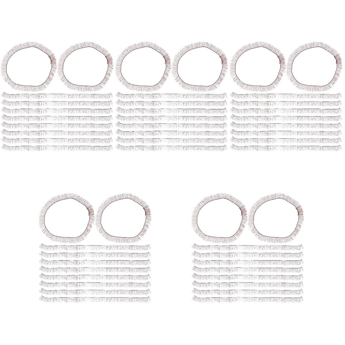 Raindrops 150 pcs Doll False Eyelashes Doll Eyelashes Strips Fake Eye ...