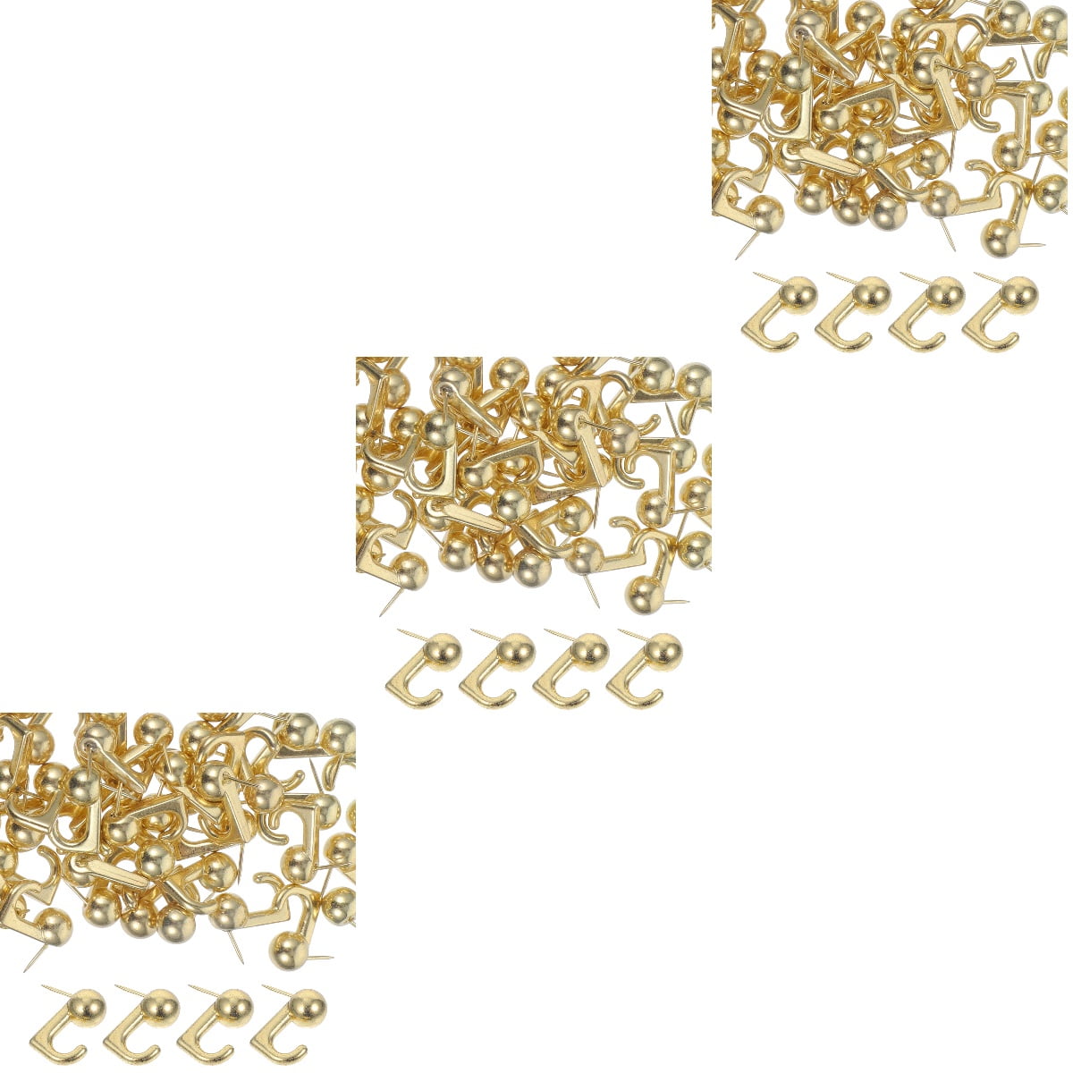 Raindrops 150 pcs Metal Push Pin Hooks Wall Picture Hangers Cork Board ...