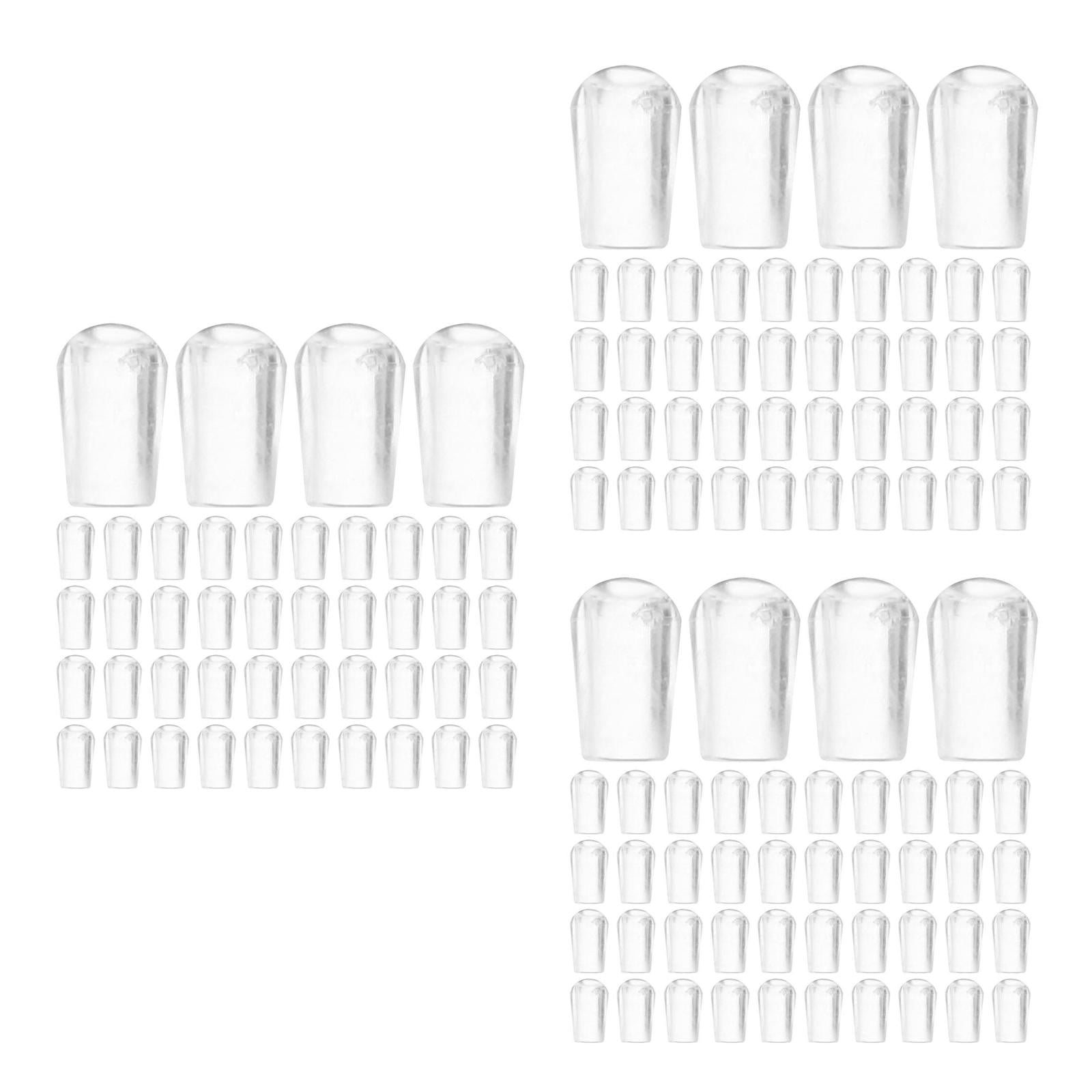 Raindrops 150 pcs PVC Rubber End Caps for Wire Hangers Metal Tubing Tip ...