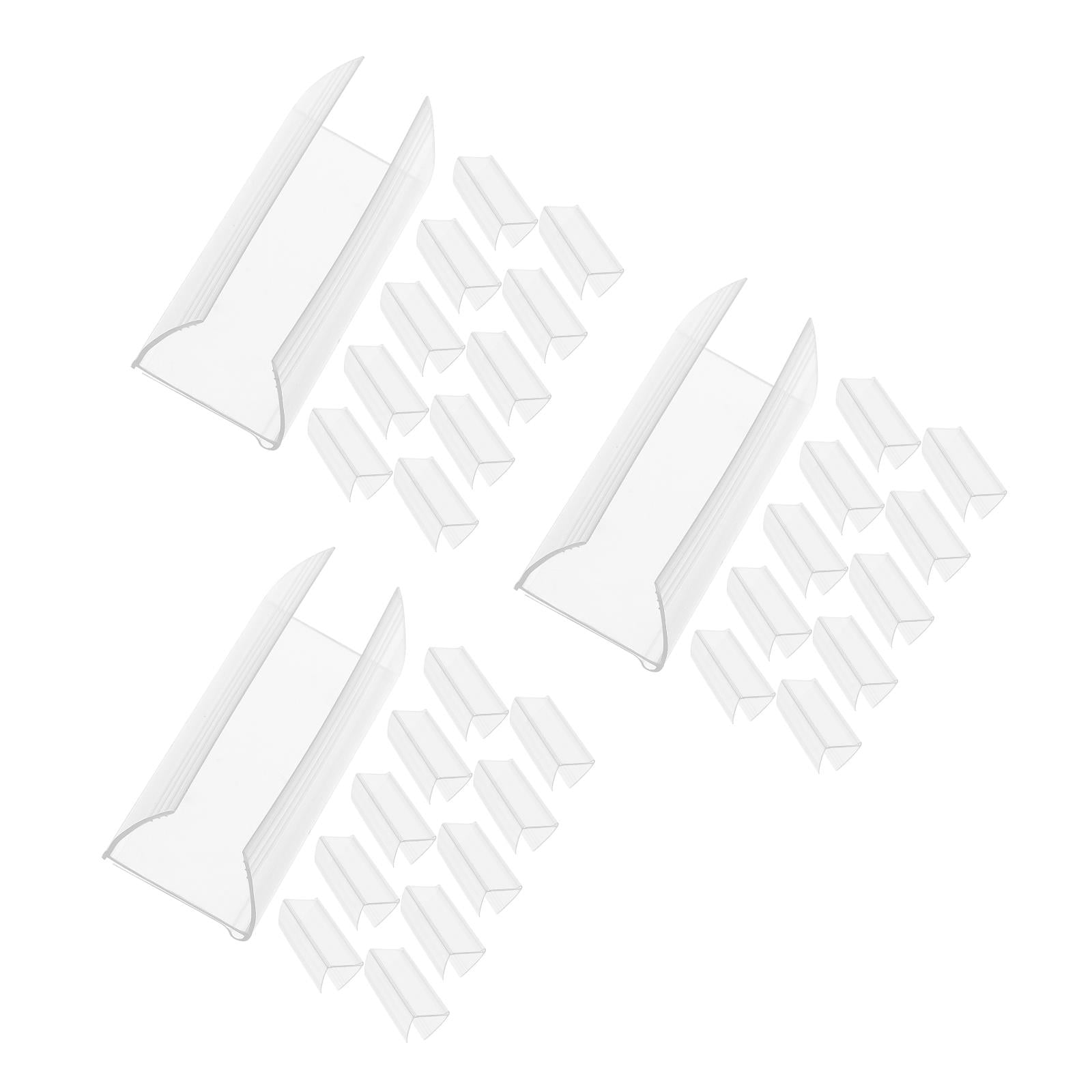 Raindrops 150 pcs Plastic Label Holders For Shelves Label Holders Sign ...