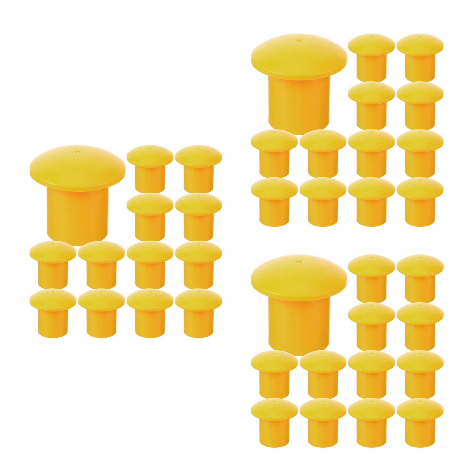 Raindrops 150 pcs Rebar Protection Caps Rebar Mushroom Caps Protector ...