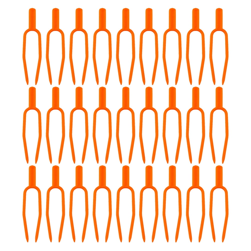 Raindrops 150Pcs Reusable Vine Fixing Clip in Orange Plastic for ...