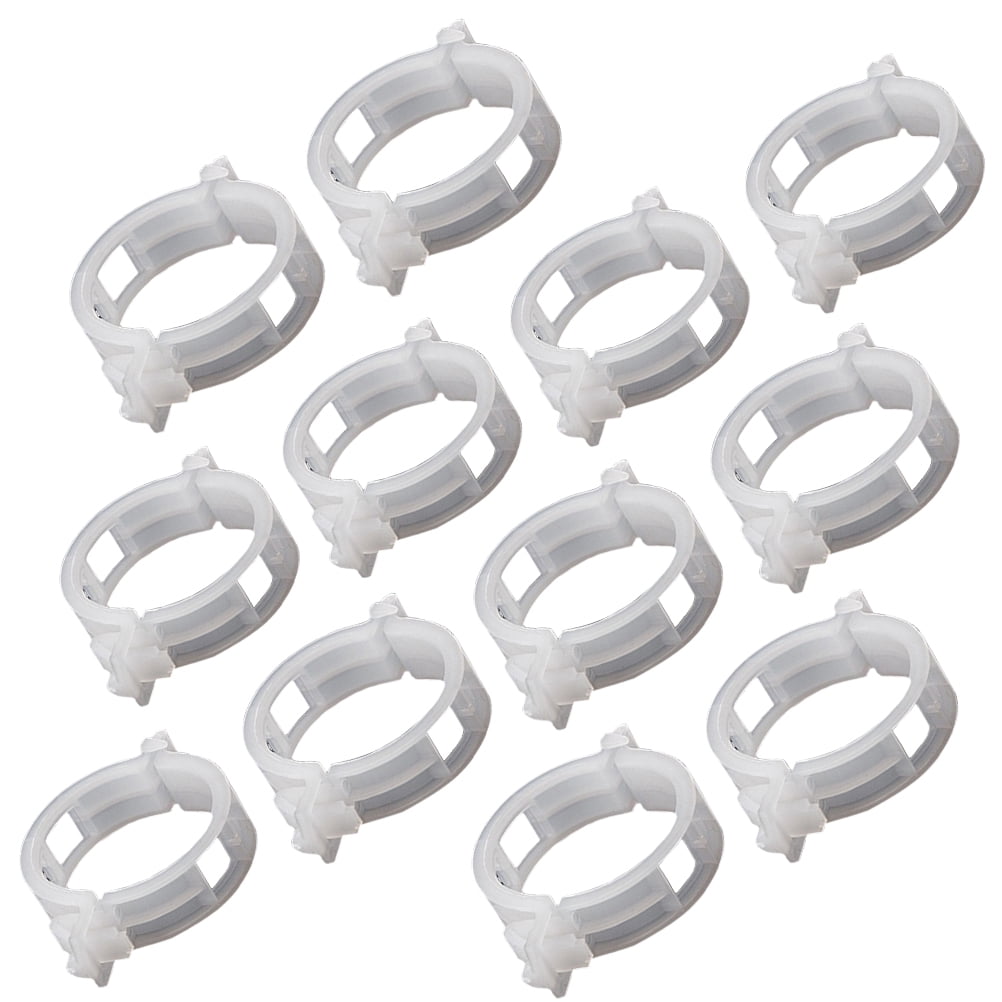 Raindrops 150Pcs White Plastic Spring Clip for Garden Tools and Outdoor ...