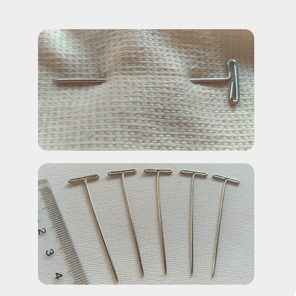 Raindrops 150Set Steel T-Pins for Blocking Knitting Modelling Crafts ...