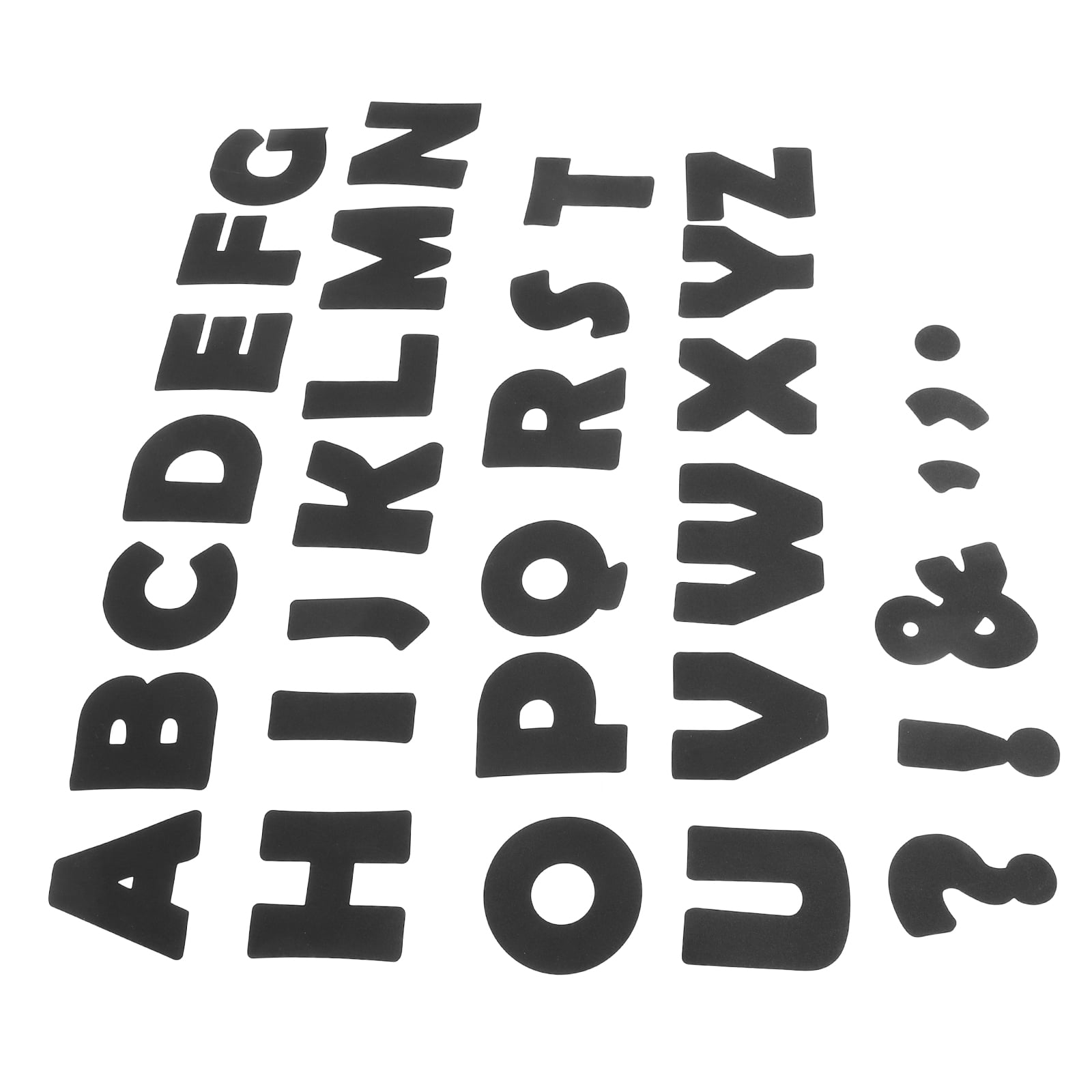 Raindrops 150pcs Letters Cardboard Letters Bulletin Board Cutout ...