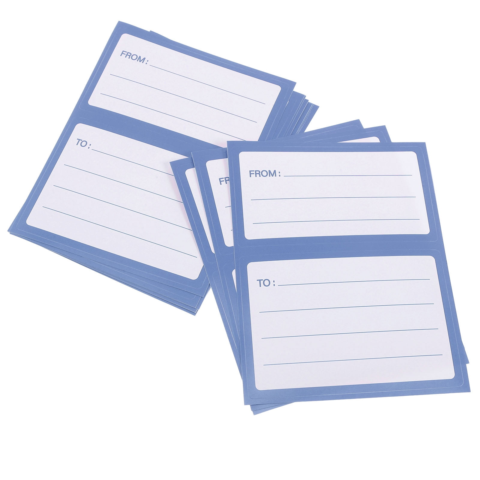 Raindrops 150pcs Self Adhesive Blue Paper Shipping Labels for Office ...