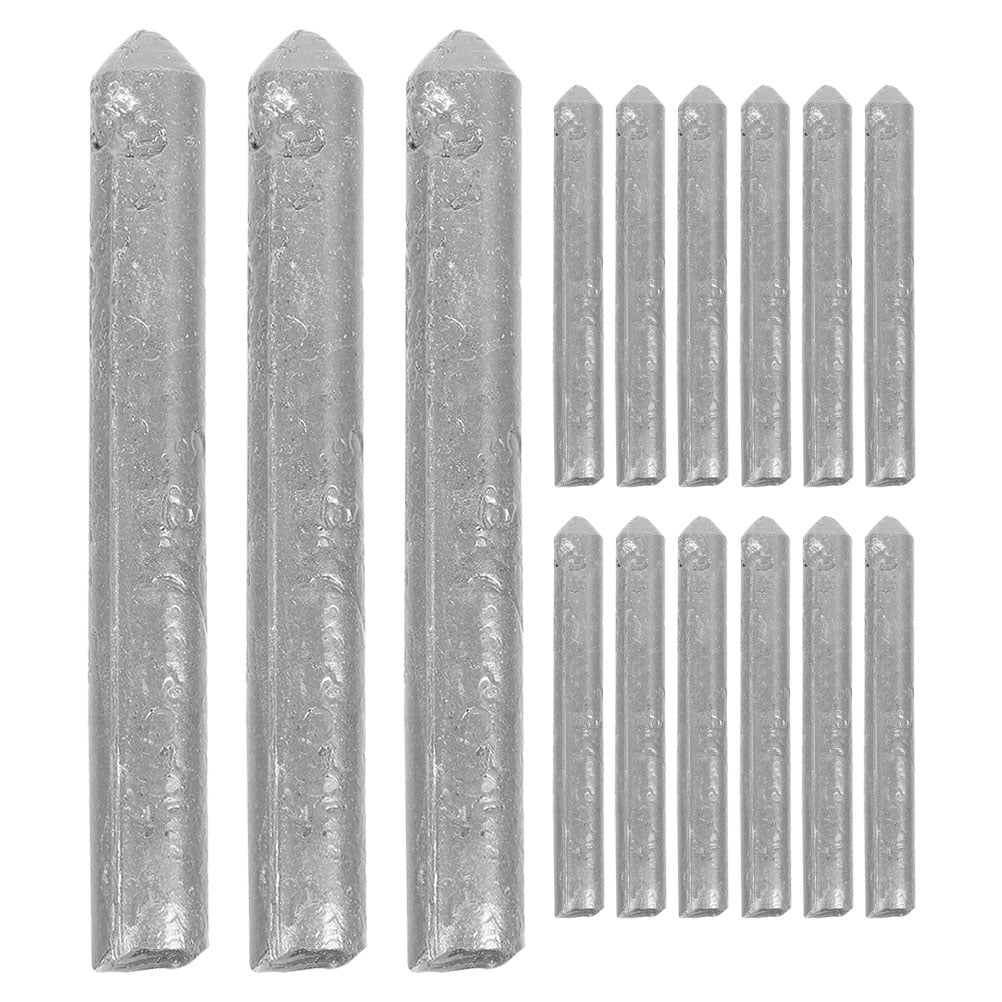 Raindrops 15 Pcs Low Temp Aluminum Welding Rods 7.80X1.30X1.30CM Silver ...
