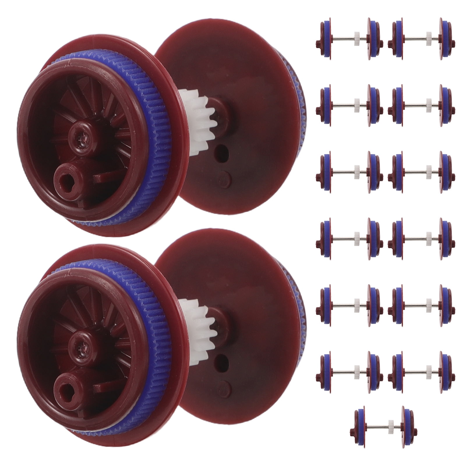 Raindrops Plastic Metal Train Model Wheels Multi-Color for DIY Smooth ...