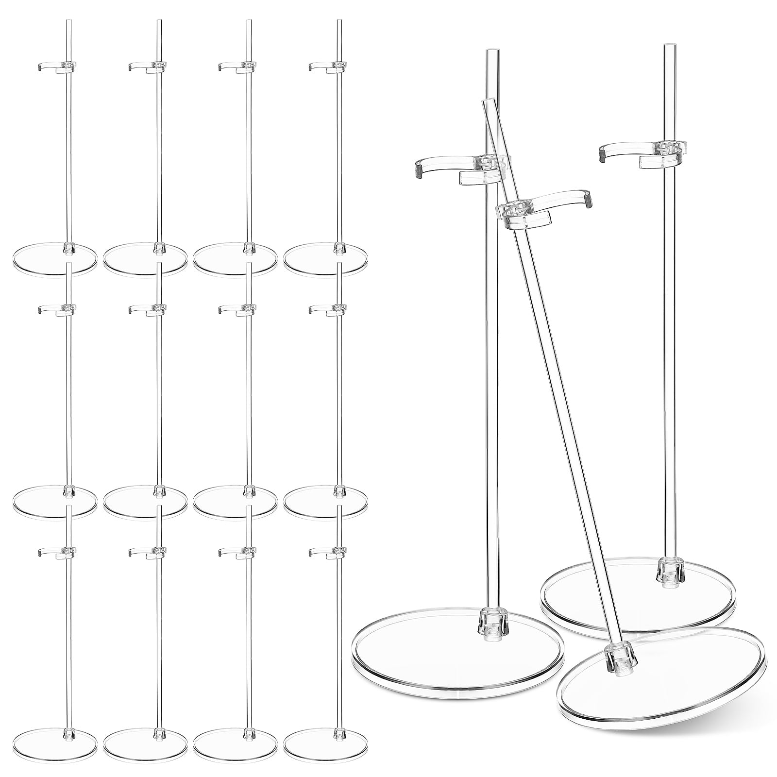 Raindrops 15pcs Dolls Display Stand Transparent Figure Stand Dolls ...