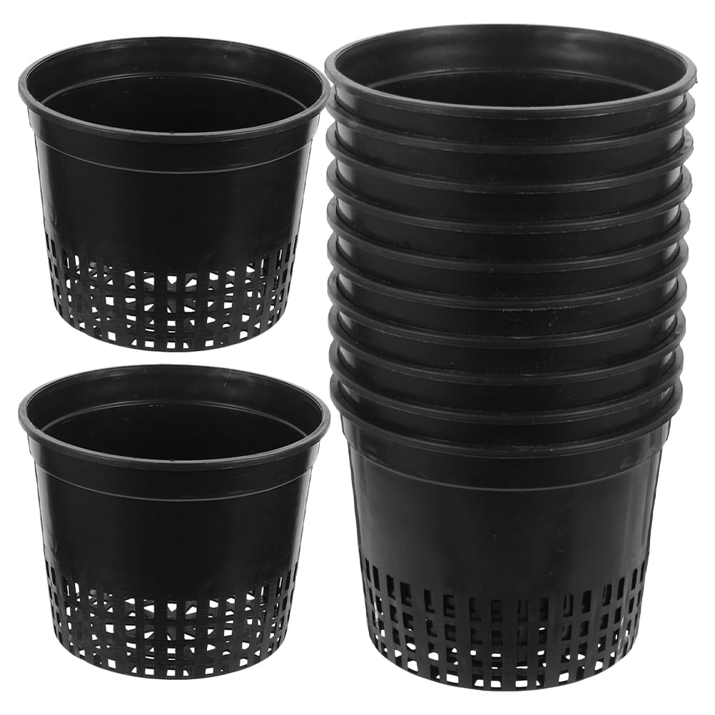 Raindrops 15 Pcs Hydroponic Growing Cup Rectangular Mesh Succulent ...