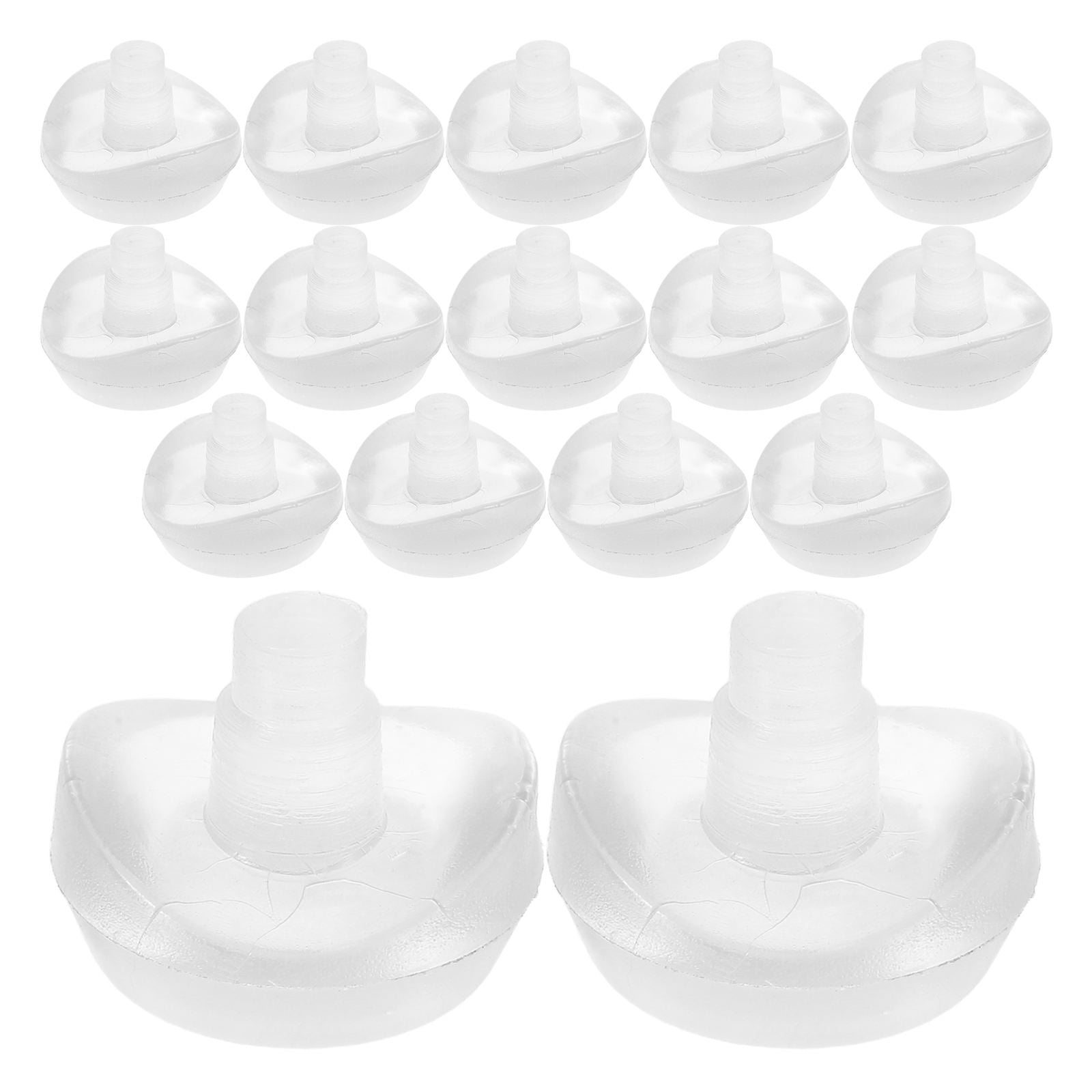 Raindrops 16 Pcs Chair Hole Plug 2.00X2.00X1.50CM Transparent - Walmart.com