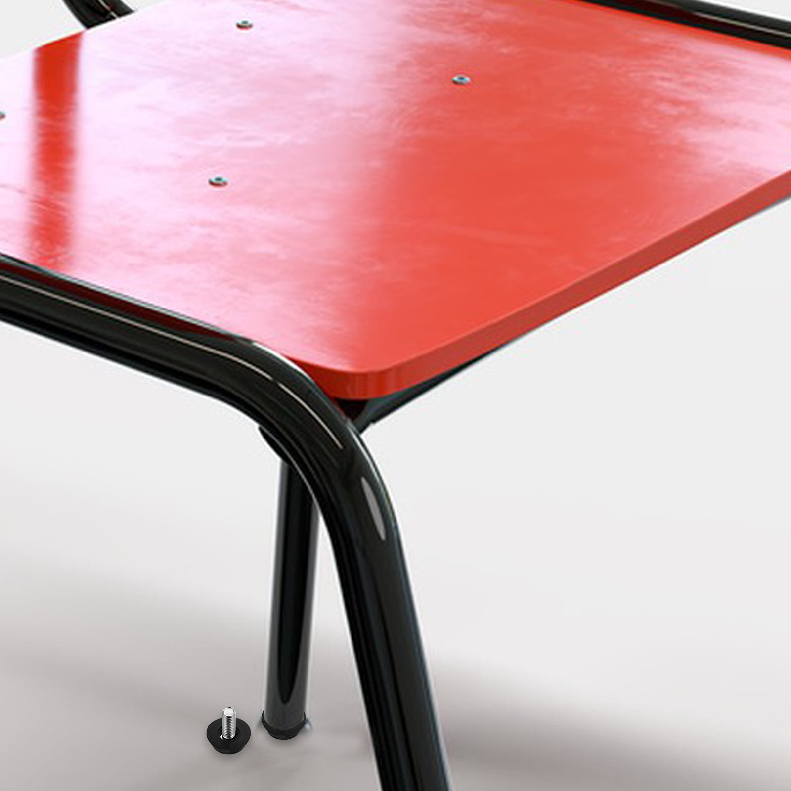 Raindrops 16 Pcs Chair Leg Extenders Work Table Adjustable Feet Black ...