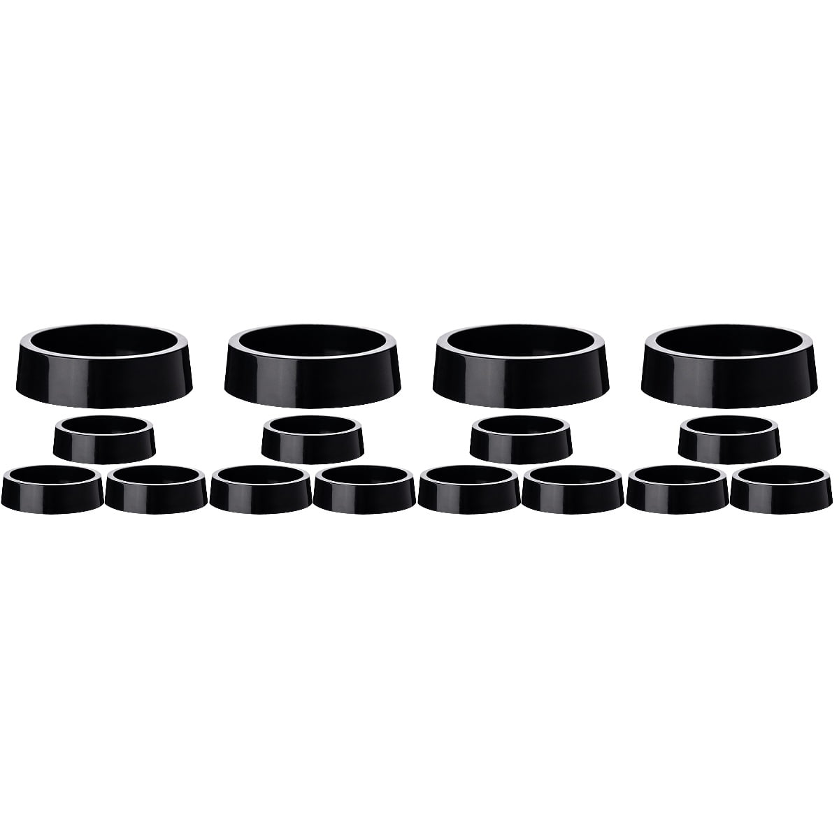 Raindrops 16 Pcs Furniture Caster Cups Furniture Leg Caps Chair Feet ...