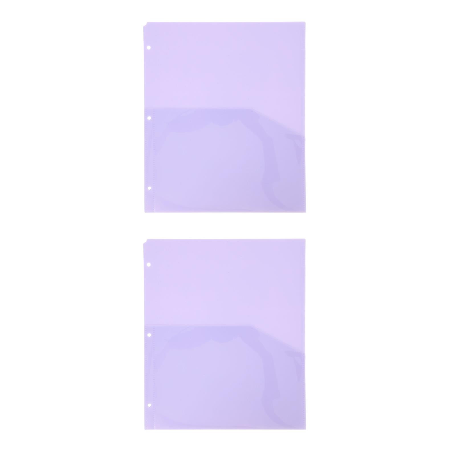 Raindrops 16 Pcs Lightweight Binder Dividers with Pocket Binder Pocket ...