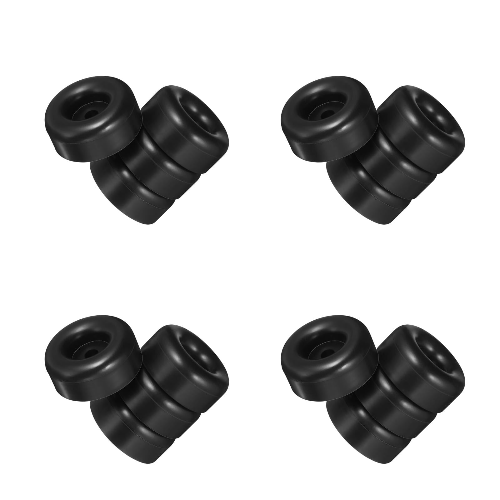 Raindrops Hemoton 16 Pcs Rubber Bumpers for Trailer Ramp Door Round ...